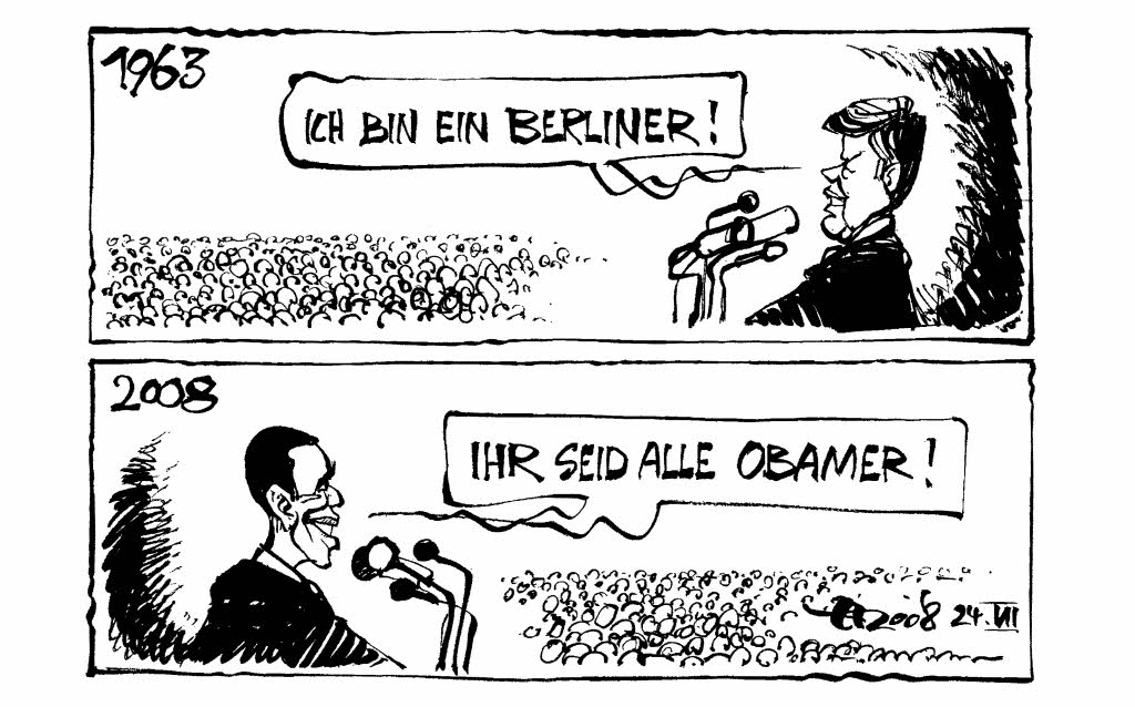 Ich Bin Ein Berliner Cartoon