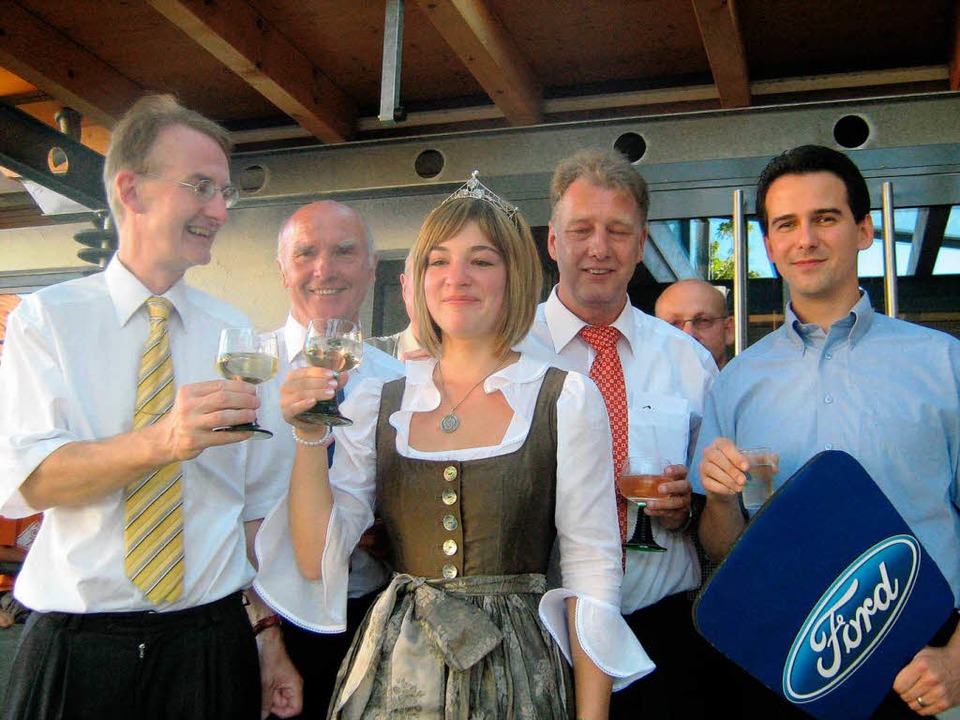 Empfang für neue Weinprinzessin in Tunsel - Bad Krozingen - Badische ...