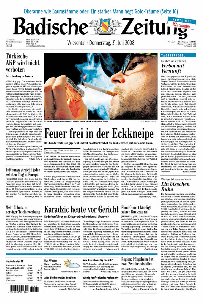 Leserbrief: BZ-ABO: Ferienfreude für andere - Leserbriefe - Badische ...