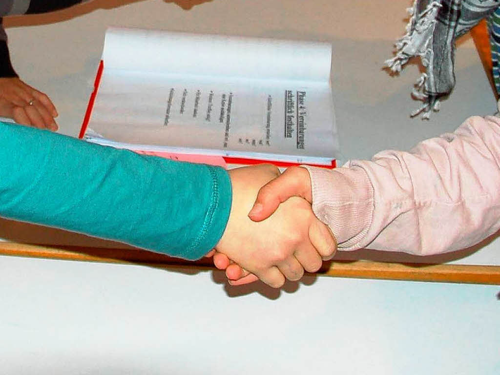 Kurse lehren Schüler, Streit zu schlichten - Denzlingen - Badische Zeitung
