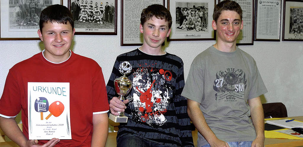 Felix Braun macht weiter an der Spitze des TTC Wyhl - Wyhl - Badische ...