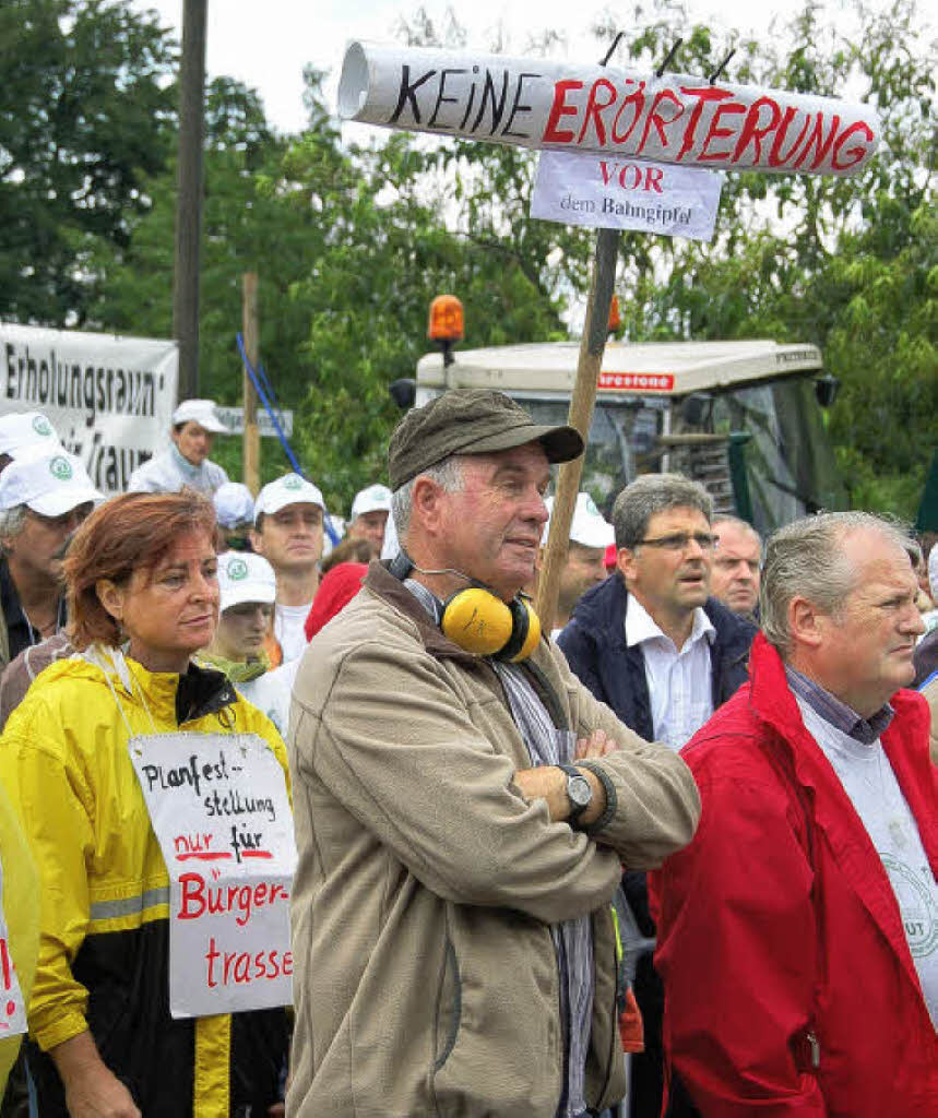 Bahn bringt Bürger auf die Straße - Südwest - Badische Zeitung