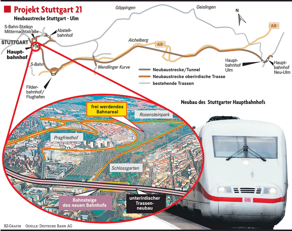 Südwest: Milliardenprojekt: Bauarbeiten für Stuttgart 21 können ...