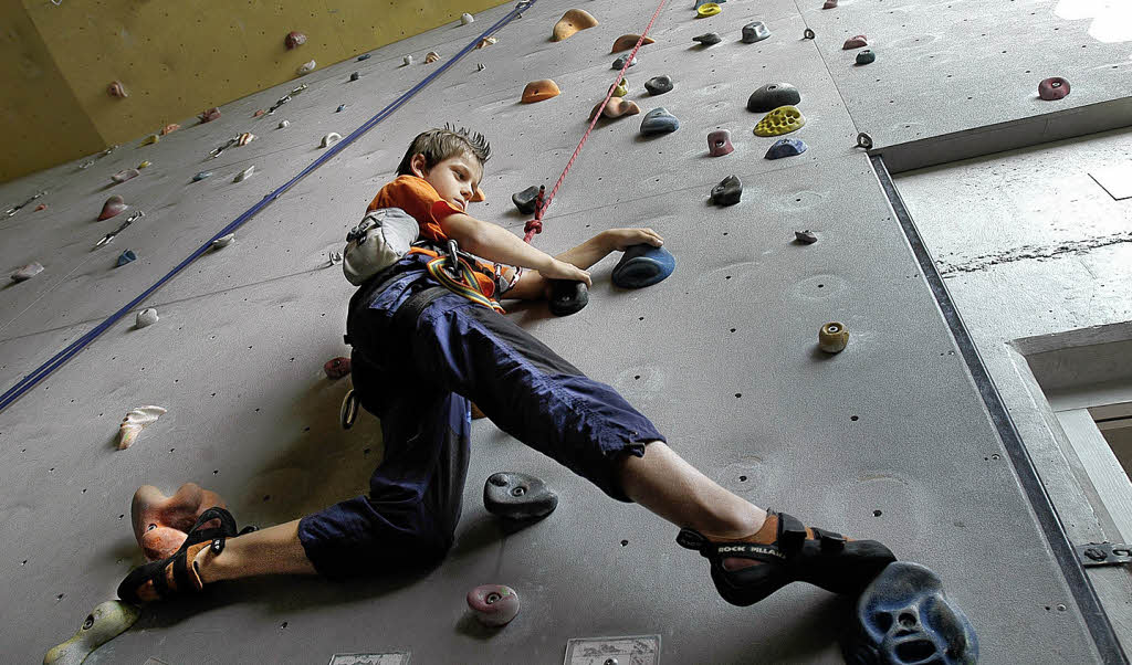 Indoor-Klettern bis auf 15 Meter Höhe - Offenburg - Badische Zeitung