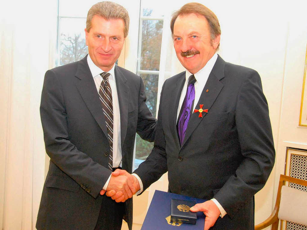 Bundesverdienstkreuz 1. Klasse für Norbert Weber - Breisach - Badische ...