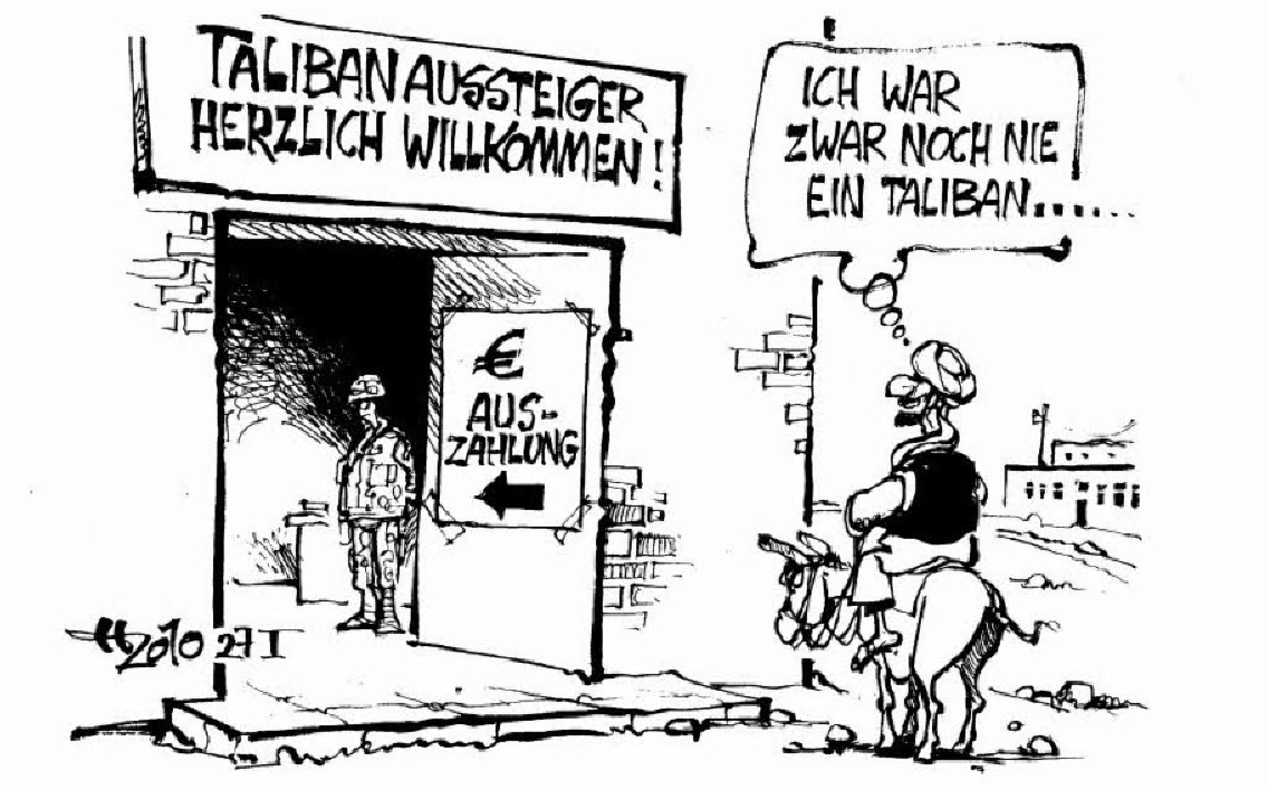 aber ab jetzt bin ich eben einer!" - Karikaturen - Badische Zeitung