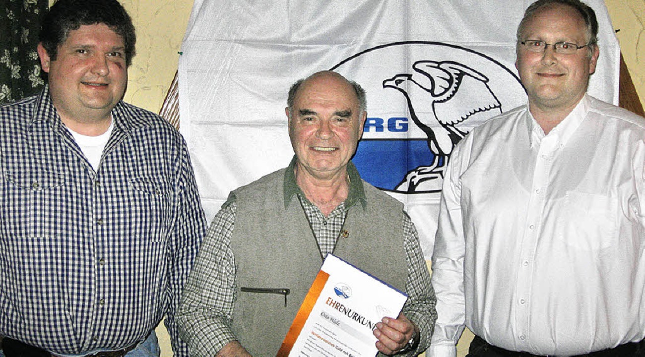 Seltene Auszeichnung für Otto Walz - Offenburg - Badische Zeitung