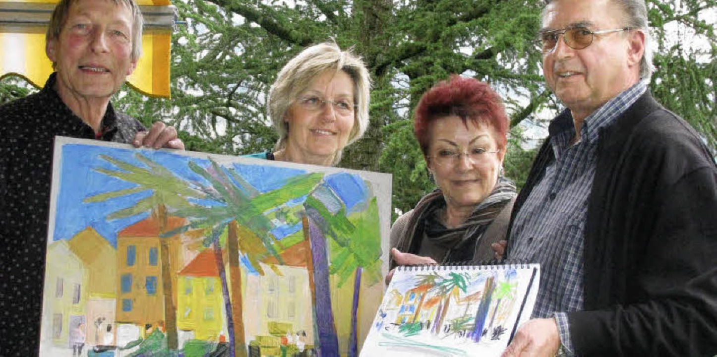 Die Gemälde entstanden aus einem Skizzenbuch - Wehr - Badische Zeitung