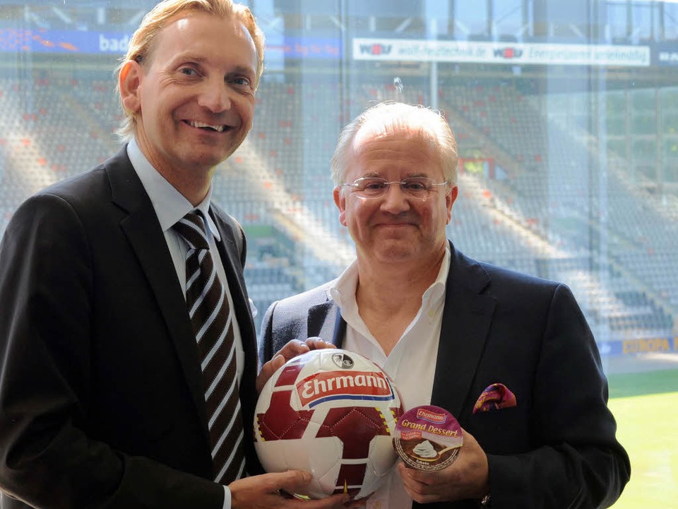 Ehrmann ist neuer Hauptsponsor des SC Freiburg - SC Freiburg - Badische ...