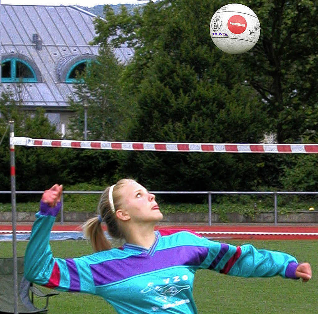 AUFSCHLAG - Faustball - Badische Zeitung