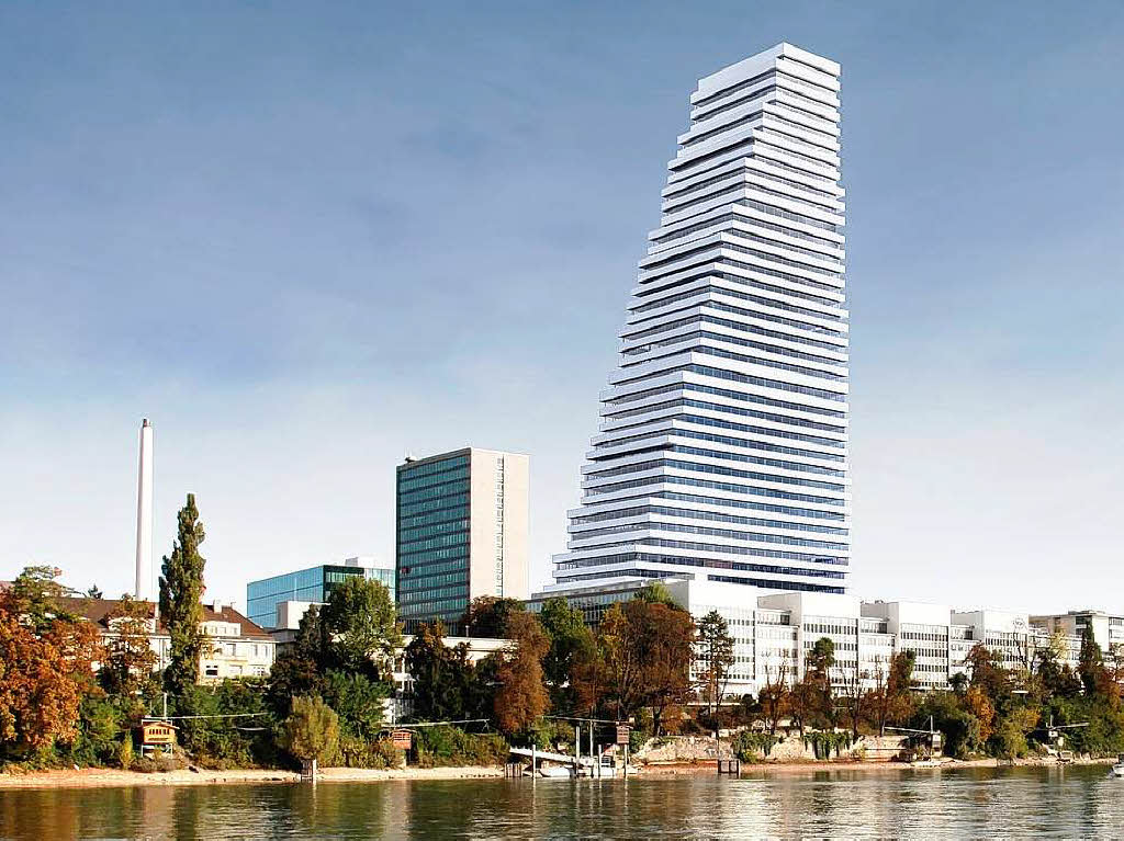 Roche-Turm in Basel: Grünes Licht für höchstes Gebäude - Basel ...