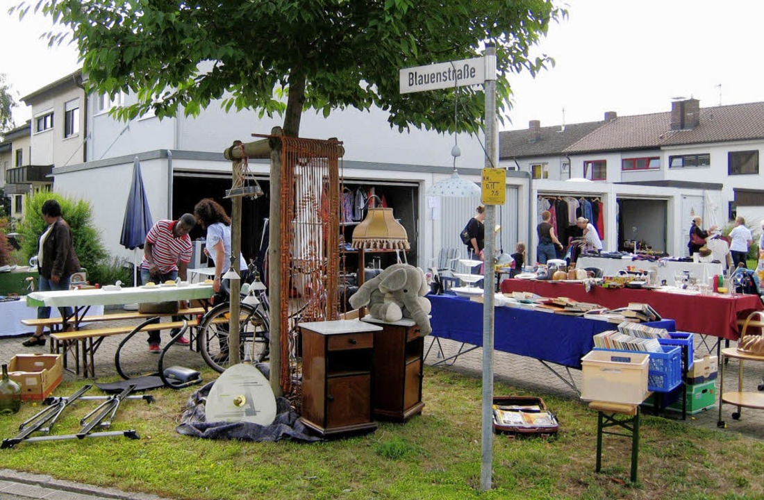 Flohmarkt im Quartier lockt - Eimeldingen - Badische Zeitung