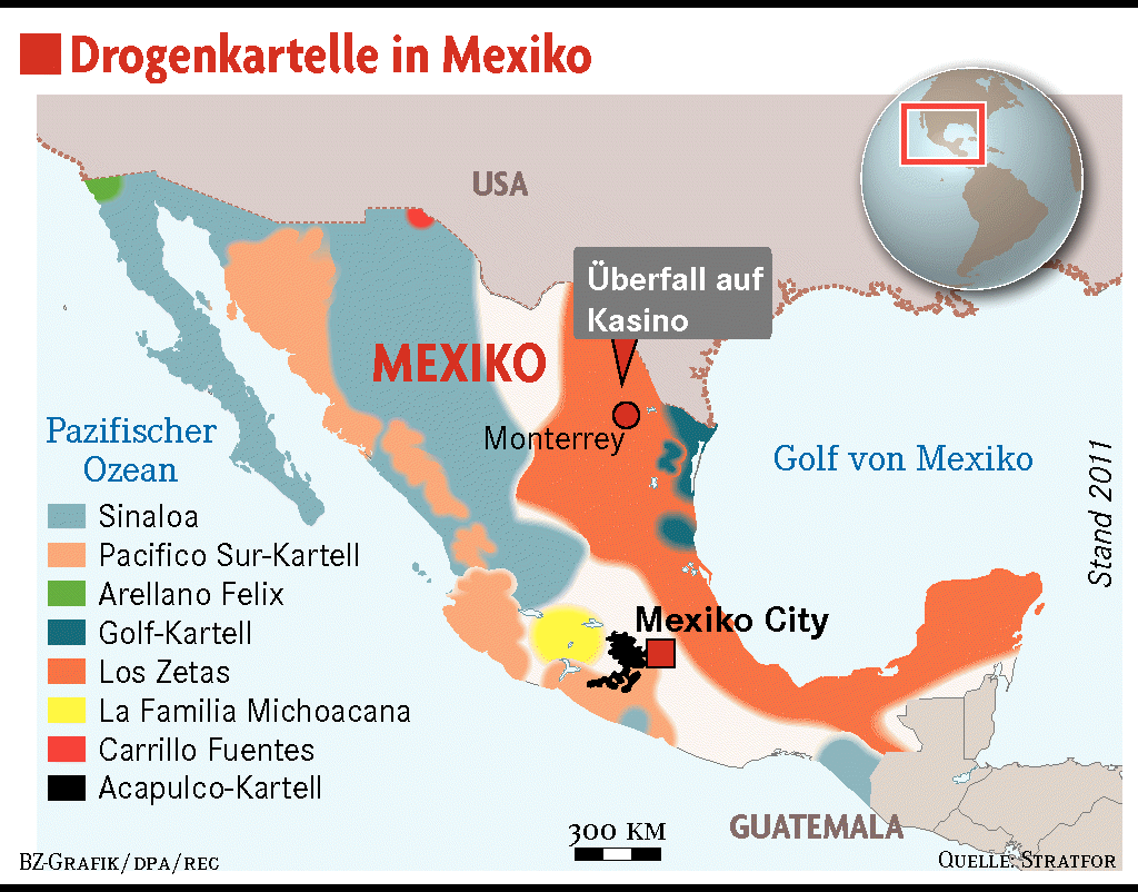 Drogenkrieg: 53 Menschen sterben in Spielkasino - Panorama - Badische Zeitung