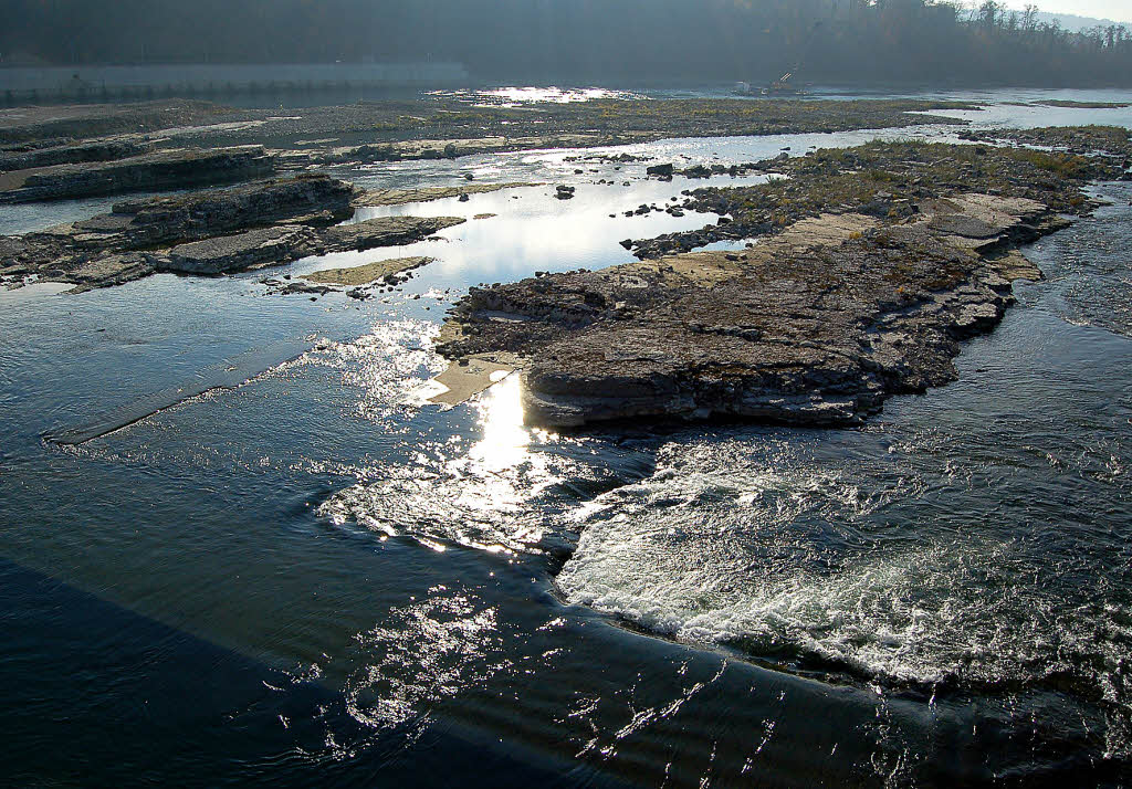 Rheinpegel auf neuem Tiefstand - Rheinfelden - Badische Zeitung