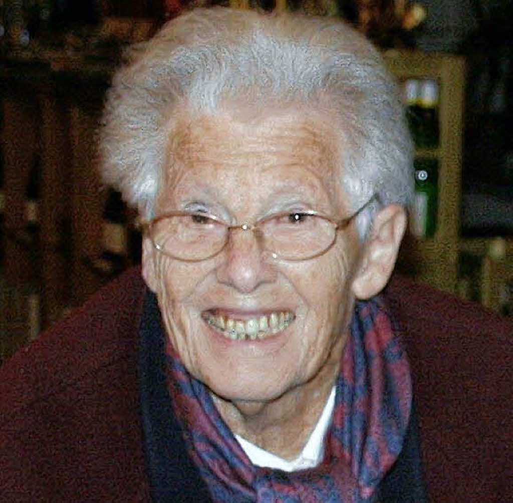 Ilse Rüdlin ist gestorben - Müllheim - Badische Zeitung