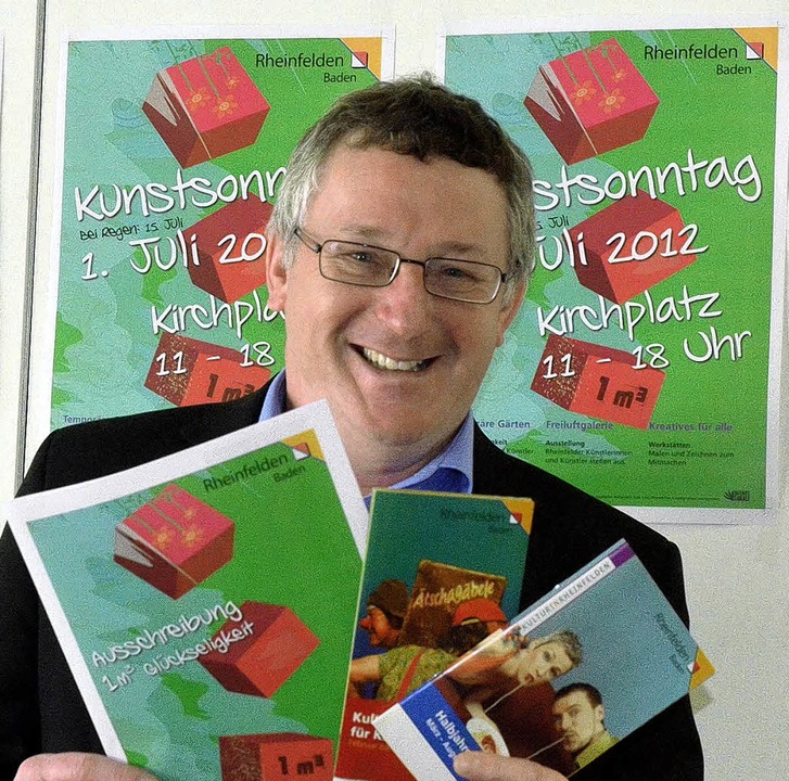 Kunst kommt in die roten Kisten - Rheinfelden - Badische Zeitung