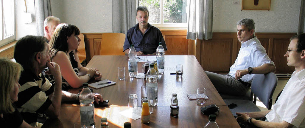 Patrick Rapp hört sich Anliegen an - Malsburg-Marzell - Badische Zeitung