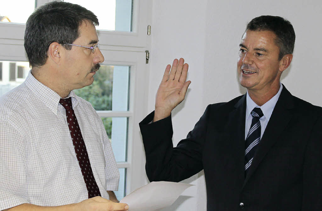 Kieber ist in die zweite Amtszeit gestartet - Gottenheim - Badische Zeitung