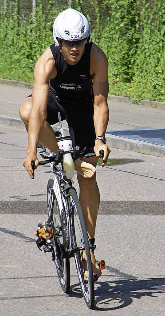 Daniel Wiesner auf Platz zwei - Triathlon - Badische Zeitung