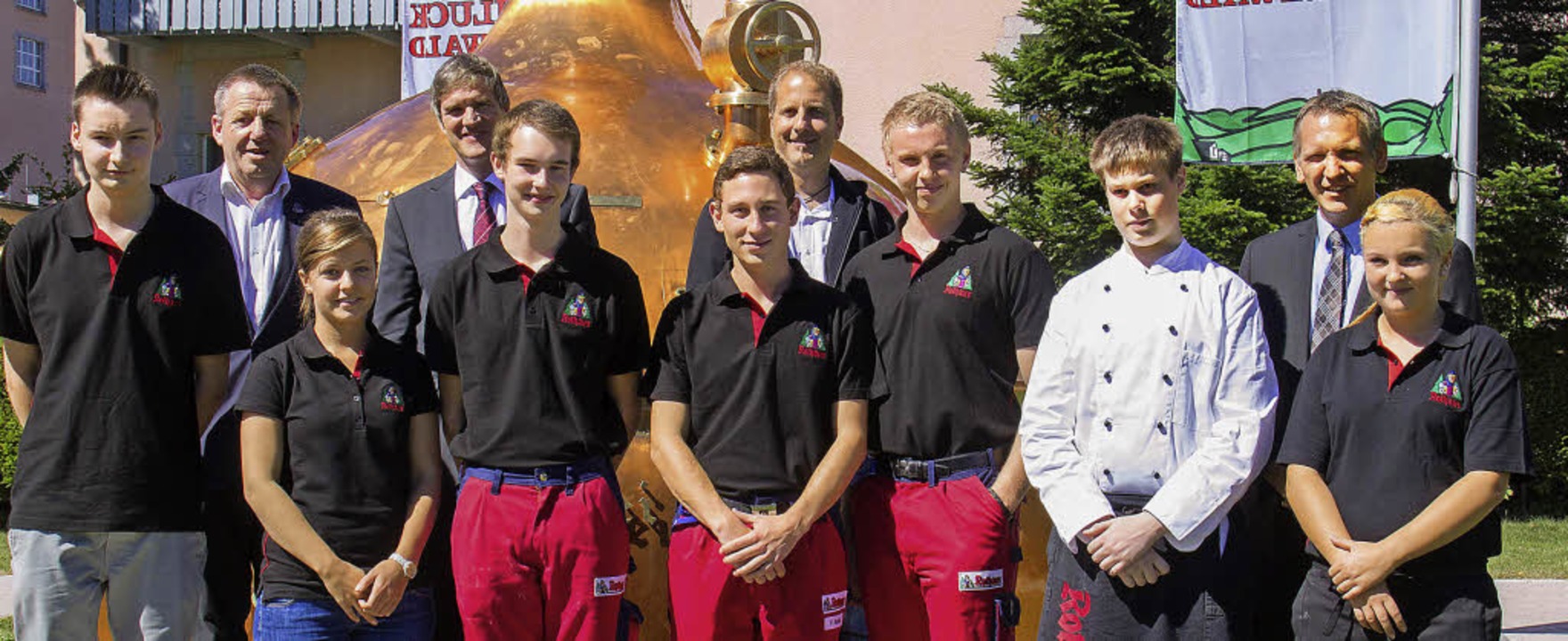 Azubis in drei verschiedenen Bereichen - Grafenhausen - Badische Zeitung