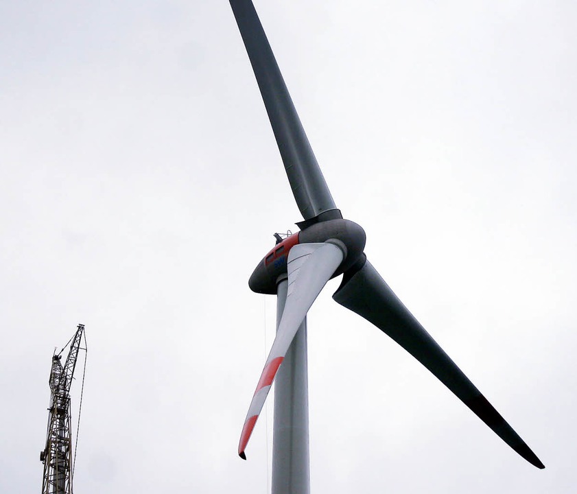 Das Windrad hat nun auch den dritten Flügel - Schuttertal - Badische ...