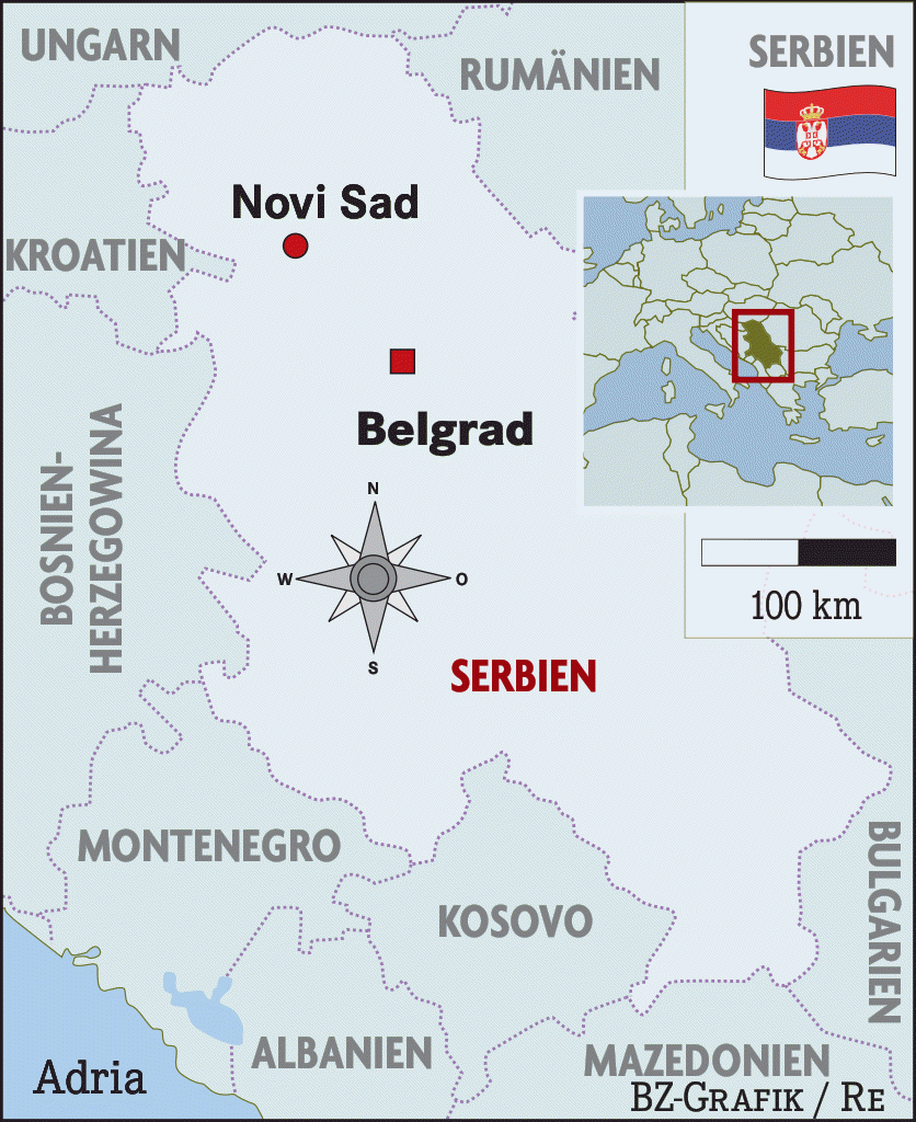 SERBIEN - Infobox - Badische Zeitung