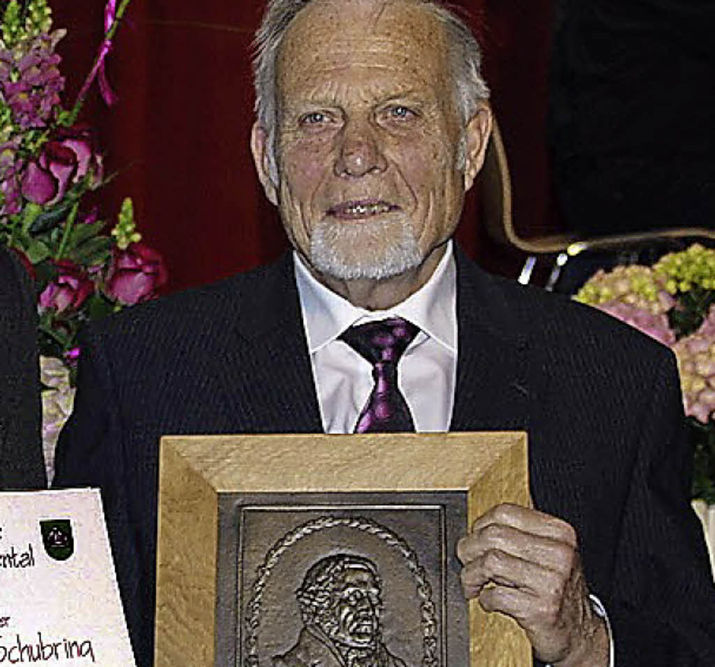 ZUR PERSON: KLAUS SCHUBRING - Hausen im Wiesental - Badische Zeitung