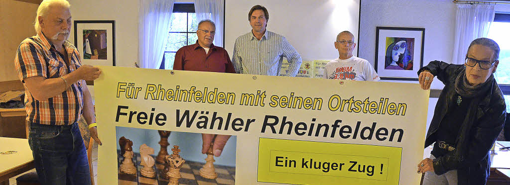 Freie Wähler machen den ersten Zug - Rheinfelden - Badische Zeitung