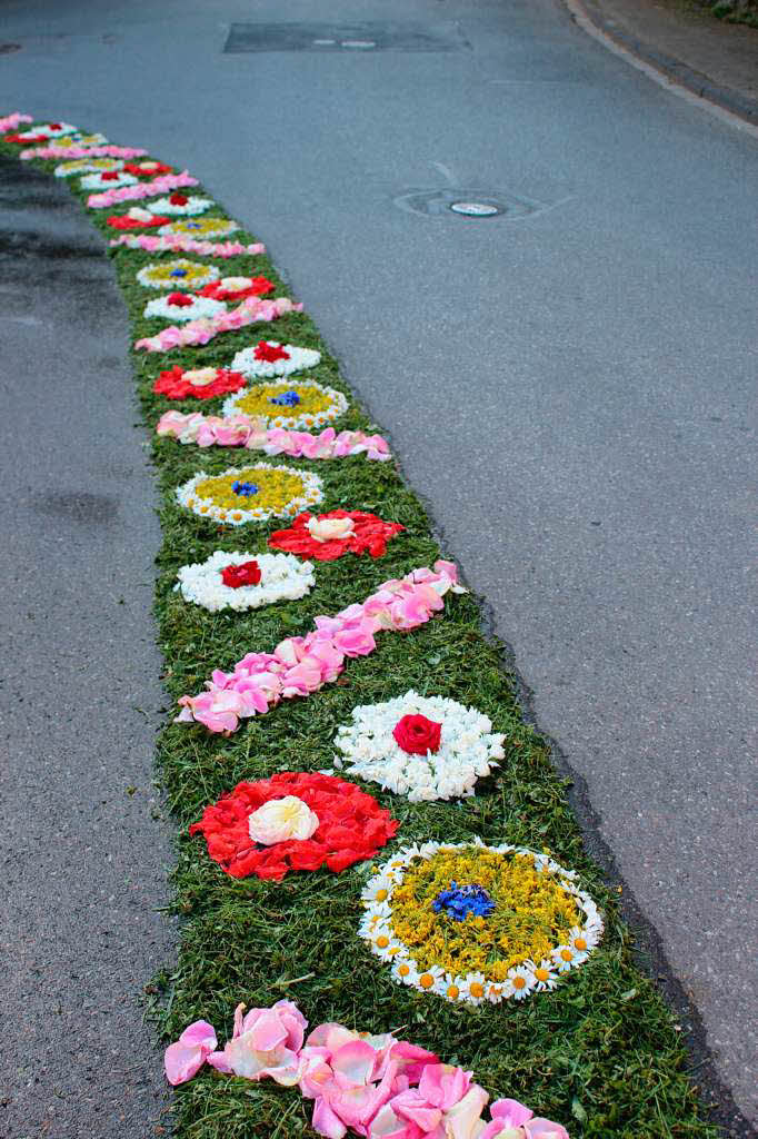 Fotos: 800 Meter langer Blumenteppich in Unadingen - Löffingen ...