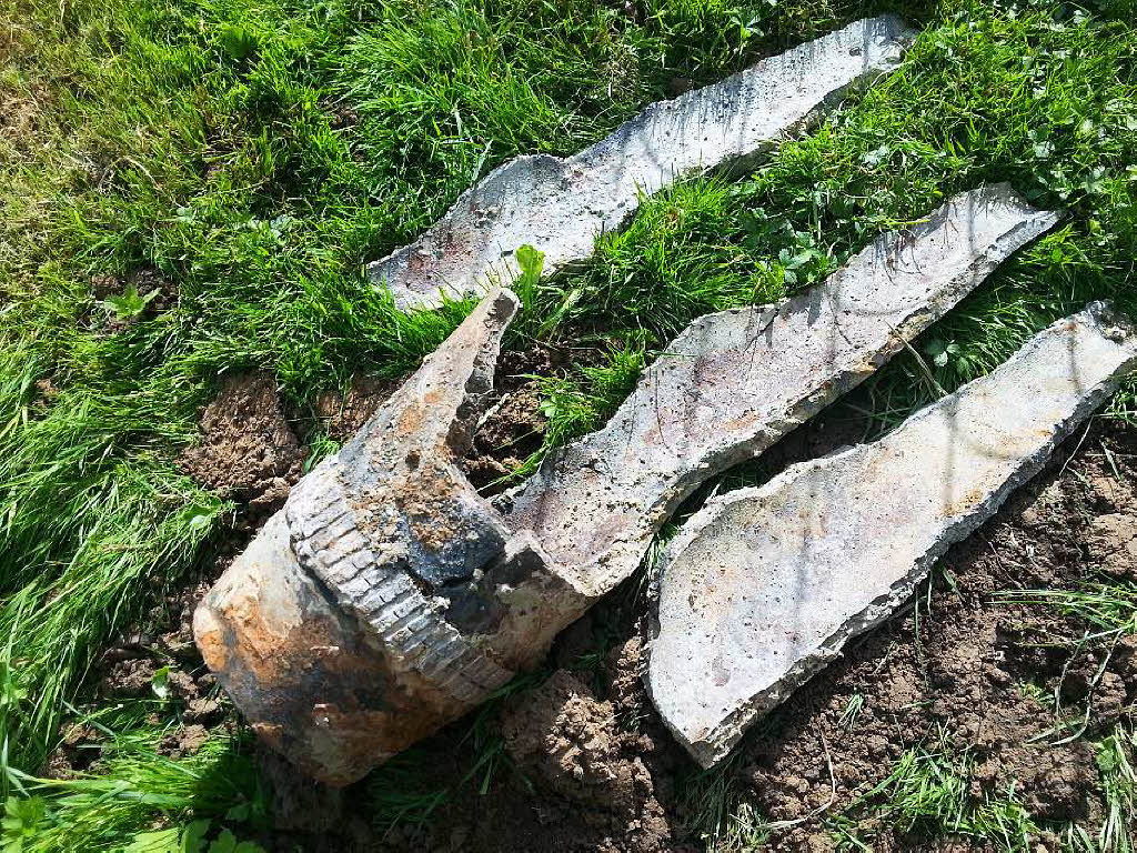Brandbombe bei Ausgrabungen in Auggen entdeckt - Auggen - Badische Zeitung