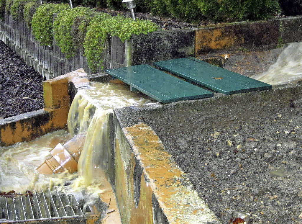 Mit vereinter Kraft gegen das Wasser - Schwörstadt - Badische Zeitung Mit vereinter Kraft gegen das Wasser - Schwörstadt - Badische Zeitung