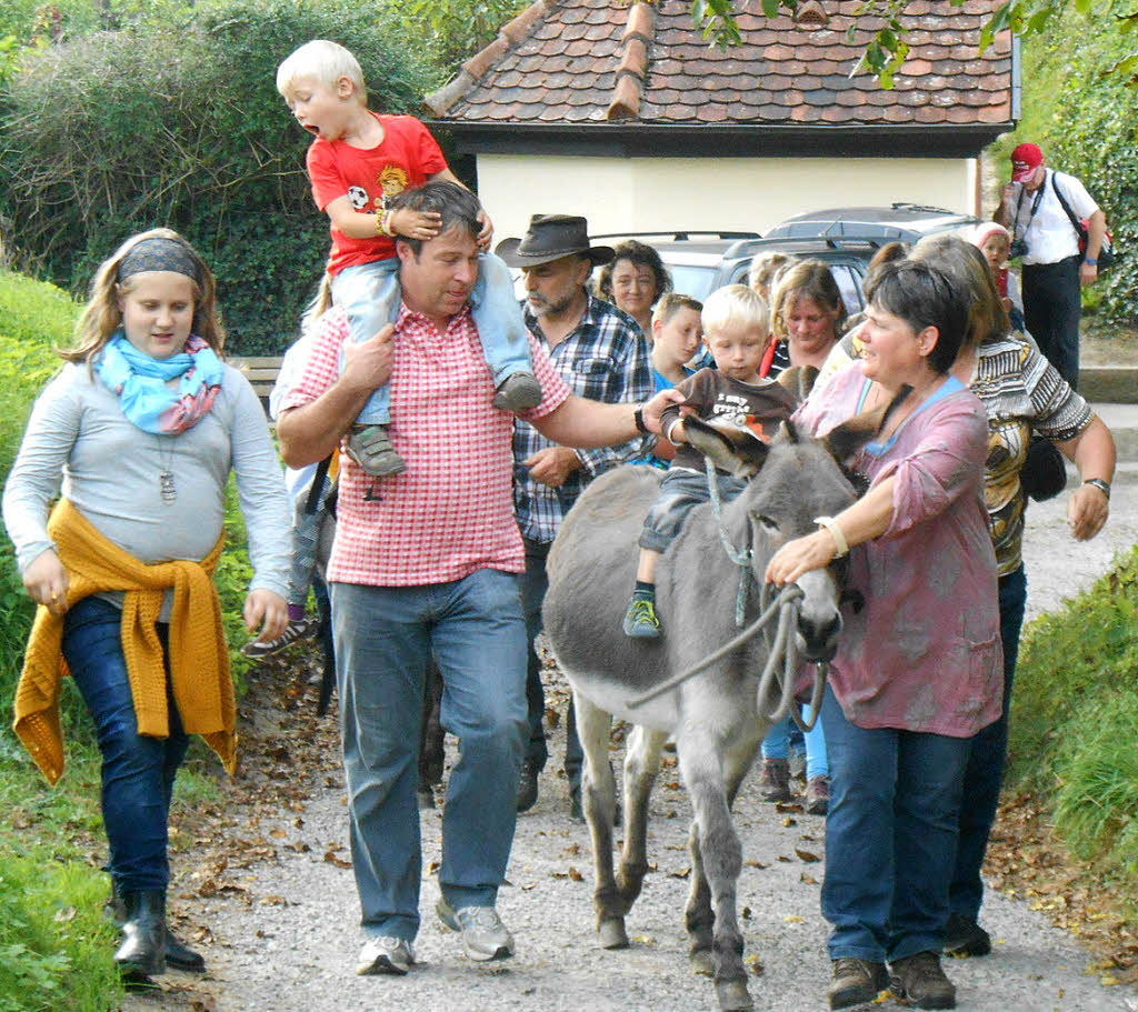 Wandern mit zwei Eseln - Hohberg - Badische Zeitung