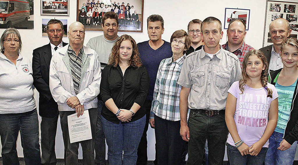 Die Rickenbacher sind eifrige Blutspender - Rickenbach - Badische Zeitung