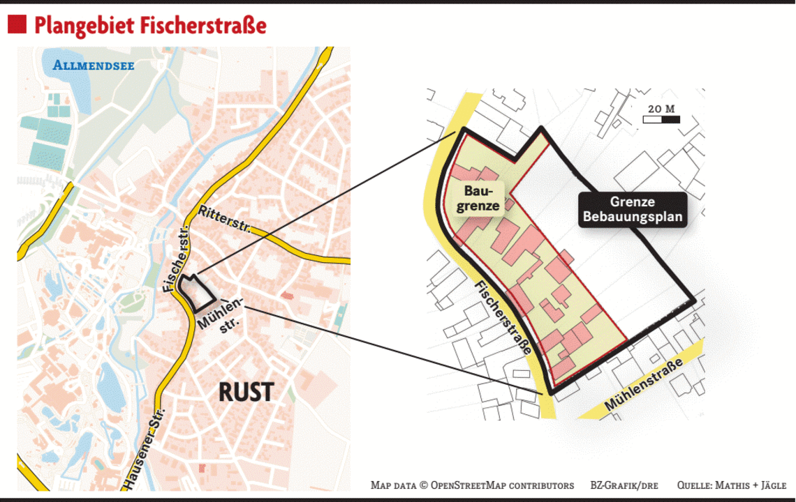 Grünzug in der Ruster Ortsmitte bleibt erhalten - Rust - Badische Zeitung