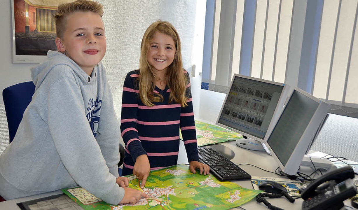 Zwei Viertklässler auf Entdeckertour durch Kandern - Kandern - Badische ...