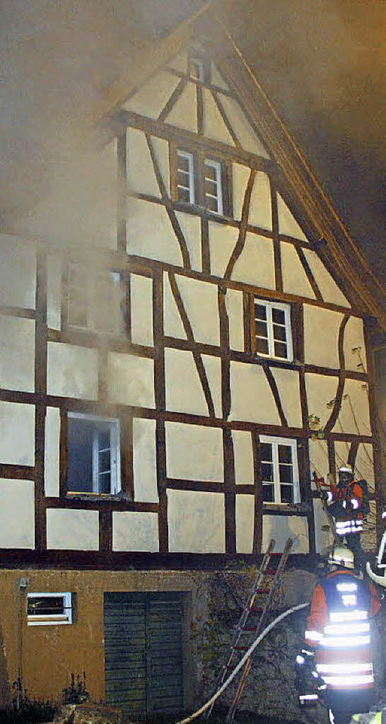 50 000 Euro Schaden bei Brand in Fachwerkhaus - Efringen-Kirchen - Badische Zeitung