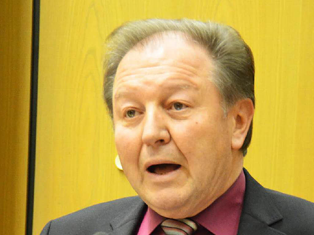 Haushaltsrede von Paul Renz - Rheinfelden - Badische Zeitung