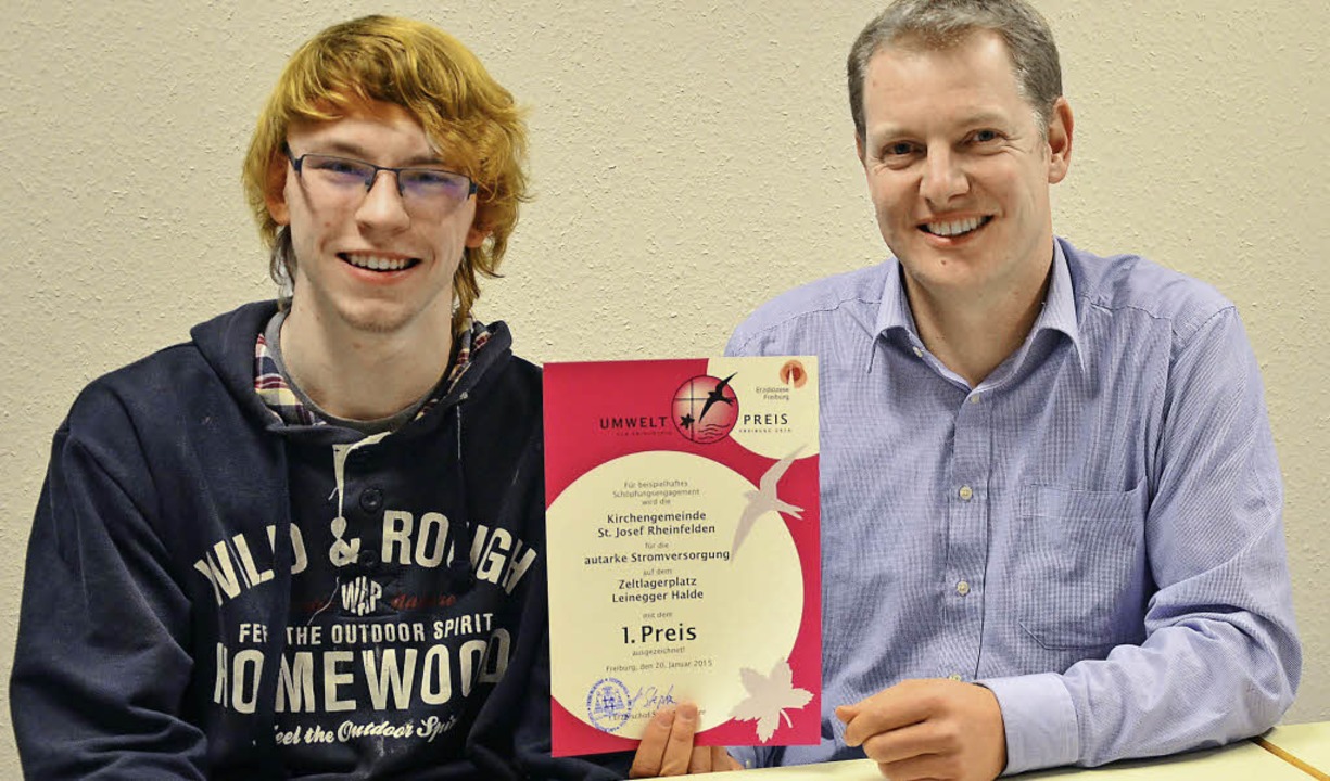 "Der Umweltpreis ist fürs Projekt" - Rheinfelden - Badische Zeitung