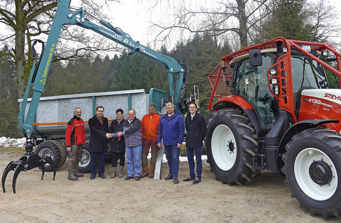 Forstschlepper als Alleskönner - Laufenburg - Badische Zeitung
