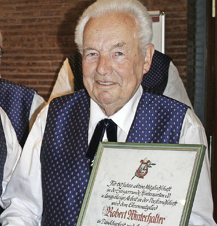 Mehr als ein treuer Sänger - Hinterzarten - Badische Zeitung