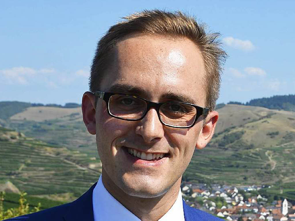 Benjamin Bohn fühlt sich wohl im Bürgermeister-Job - Vogtsburg ...