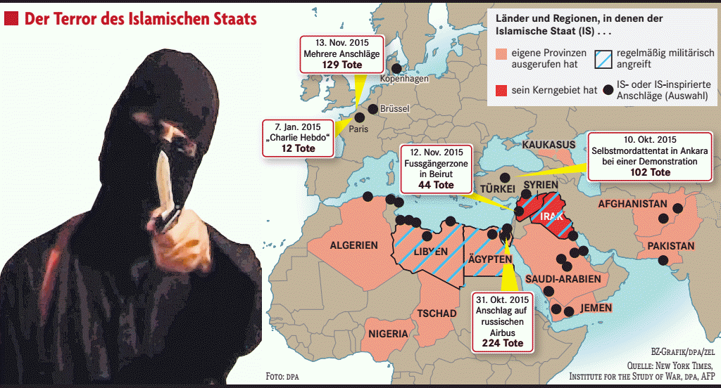 Der Islamische Staat: Ein transnationales Terrorimperium - Ausland ...