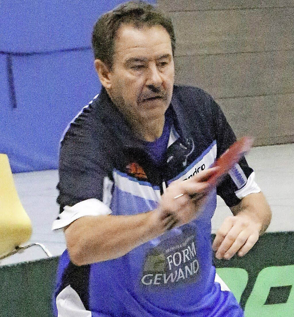 Gerd Schönle, der alte Fuchs - Tischtennis - Badische Zeitung
