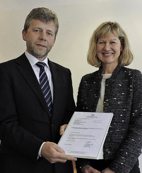 Helmut Kleinböck aus dem BSZ verabschiedet, Barbara Berhorst begrüßt ...