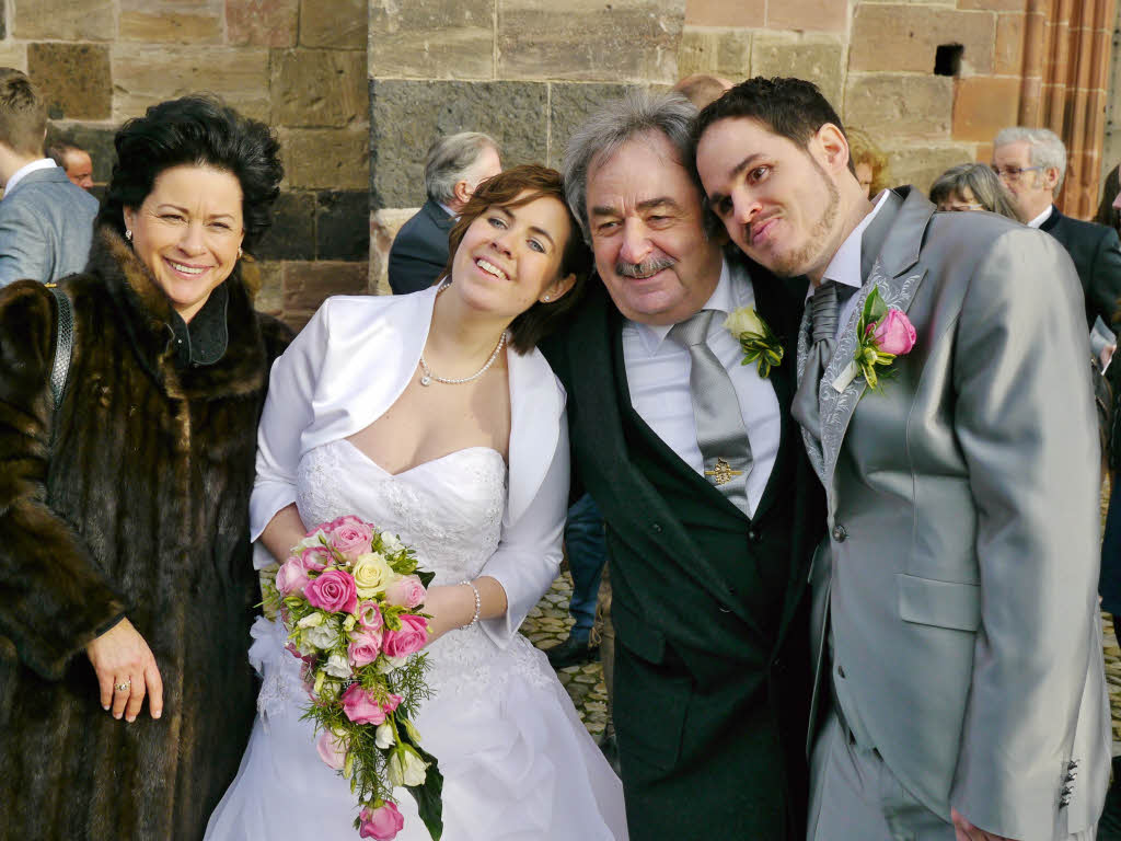 Hochseilartist Johann Traber junior hat im Breisacher Münster ...