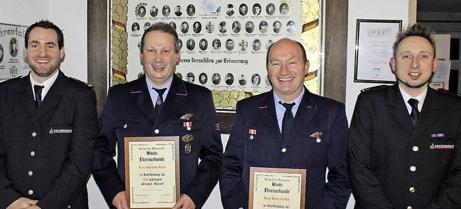 Der Wiechser Wehr ist nichts zu heiß - Schopfheim - Badische Zeitung