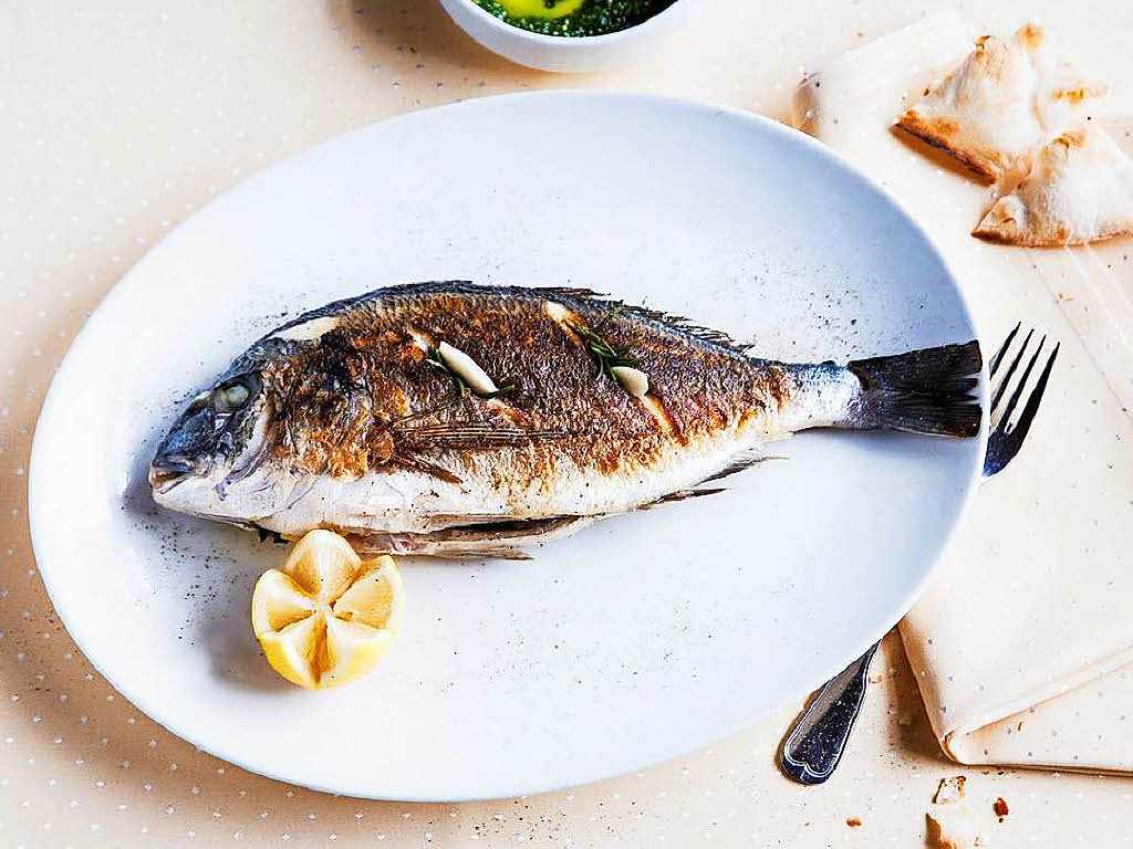 Beste Cucina alla Mamma : Frische Dorade vom Grill - Gastronomie ...