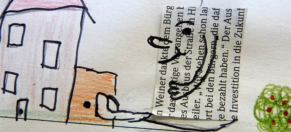 Ein Zeitungsblatt auf Wanderschaft - Zisch-Texte - Badische Zeitung