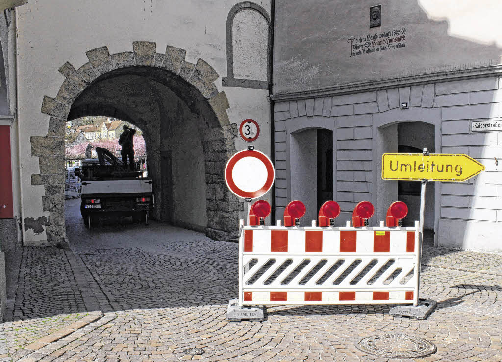 Unteres Tor wird saniert - Waldshut-Tiengen - Badische Zeitung