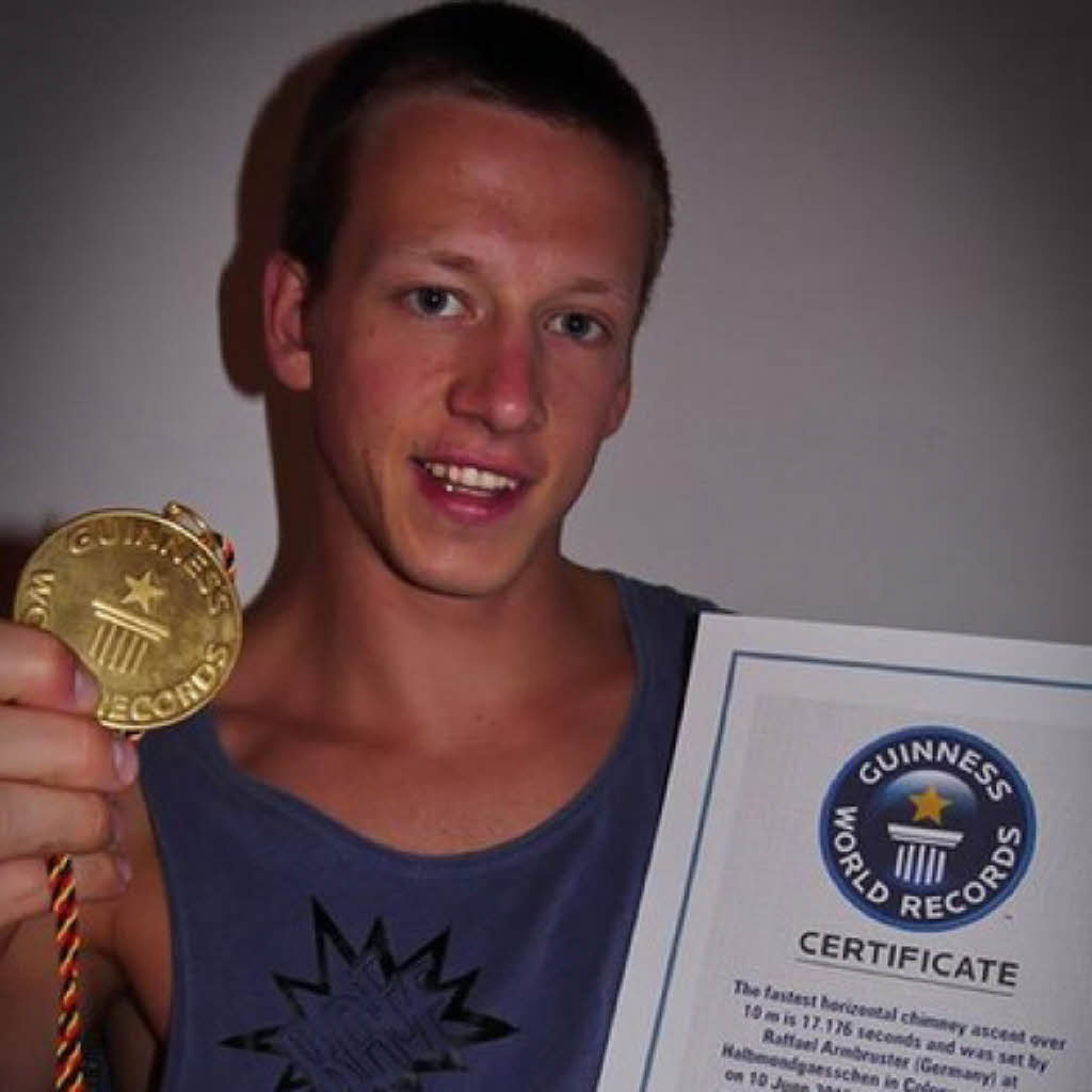 10 Meter in 17,176 Sekunden: Raffael Armbruster stellt ...
